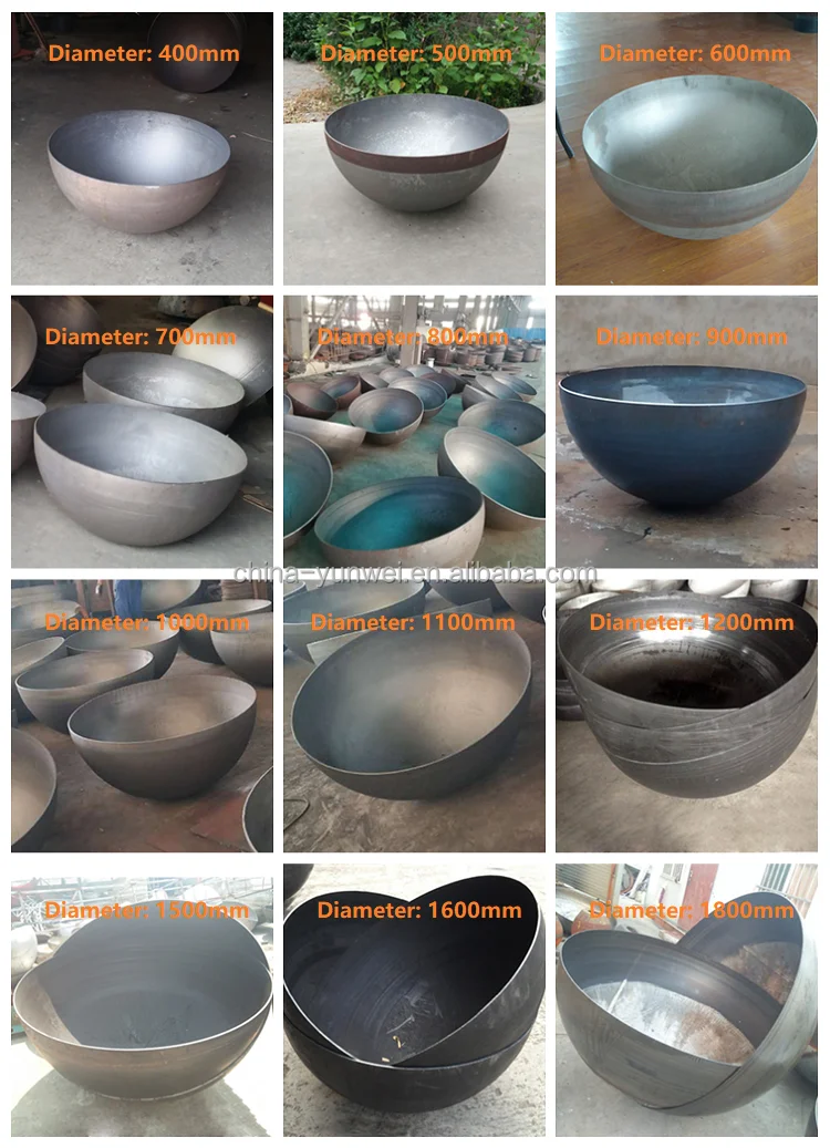 Mild Steel Metal Half Spheres - Durable and Versatile