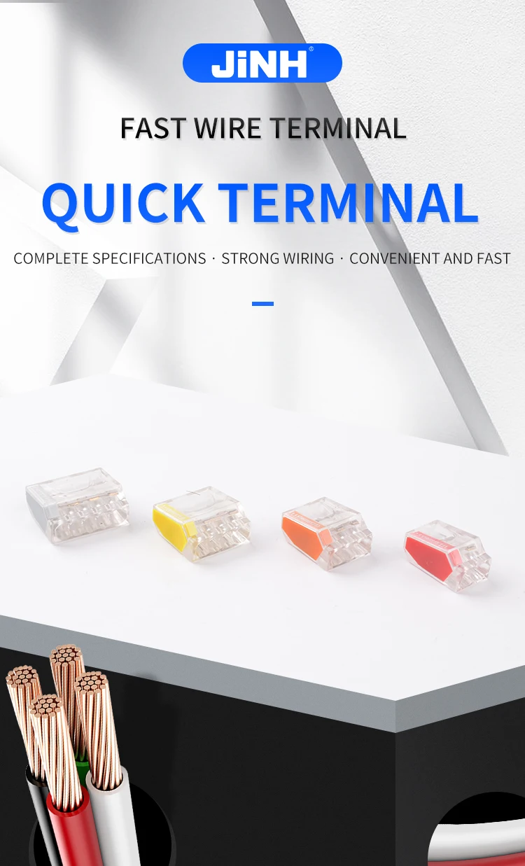 JINH Terminal Block Quick Disconnect 3 Pins 0.75mm to 2.5mm