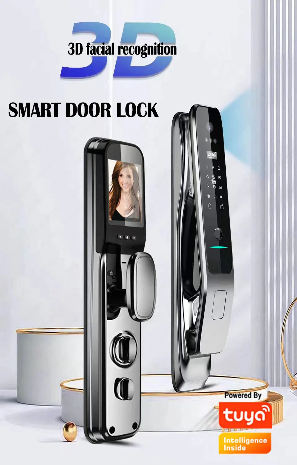 3D Face Recognition Smart Lock with Video Intercom