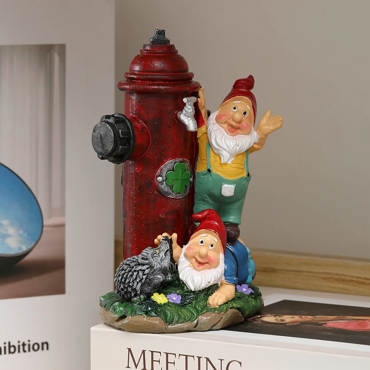 Fairy Fire Hydrant Wizard Garden Dwarf Outdoor Indoor Courtyard Lawn ...