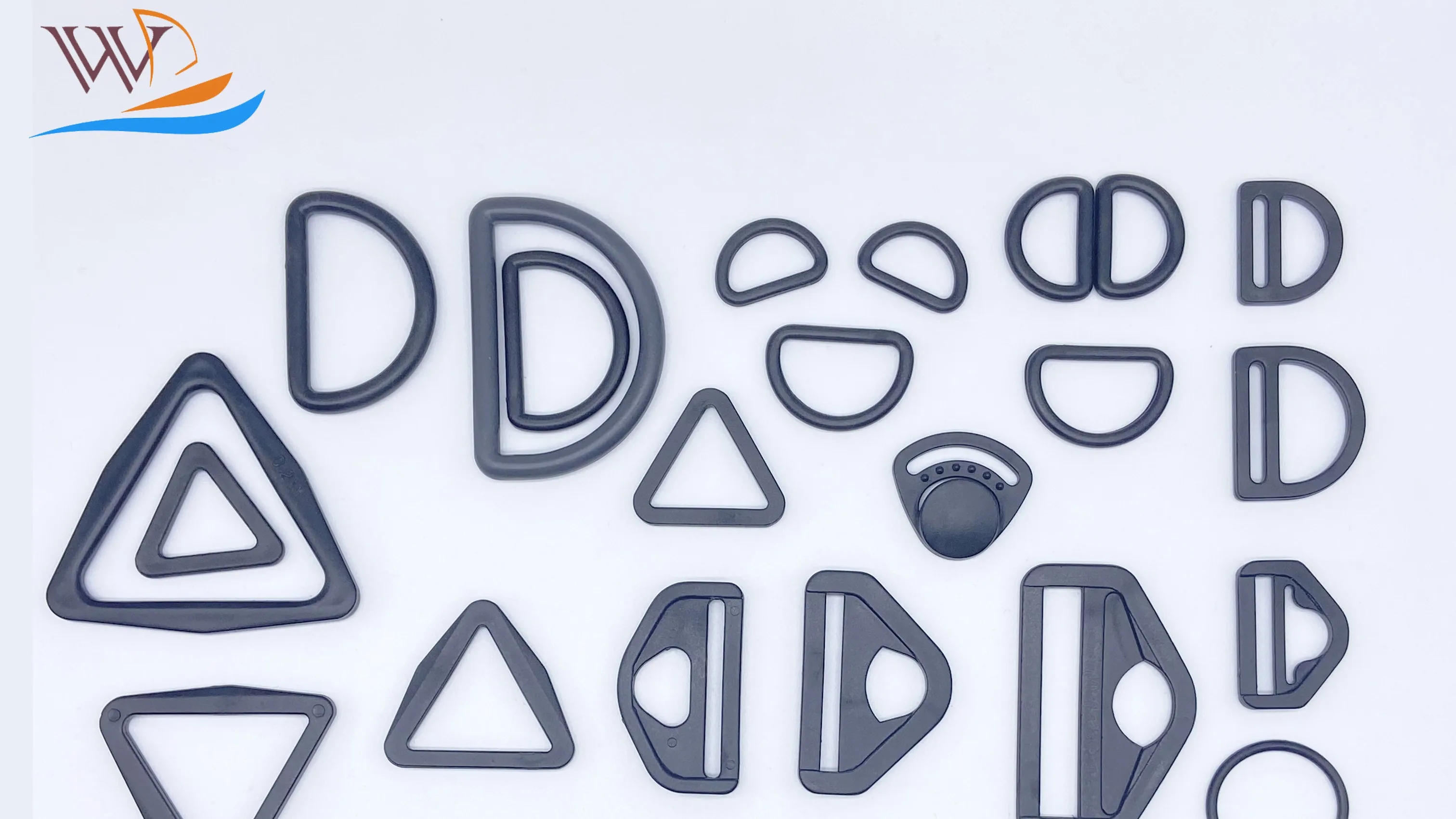 Black Plastic D Ring Plastic Triangle Ring Buckle Wholesale Triangle ...