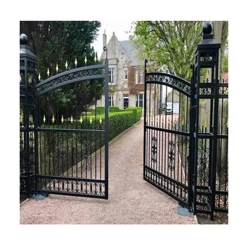 Antique Design Classical Smart Wrought Iron Entrance Gate Security ...
