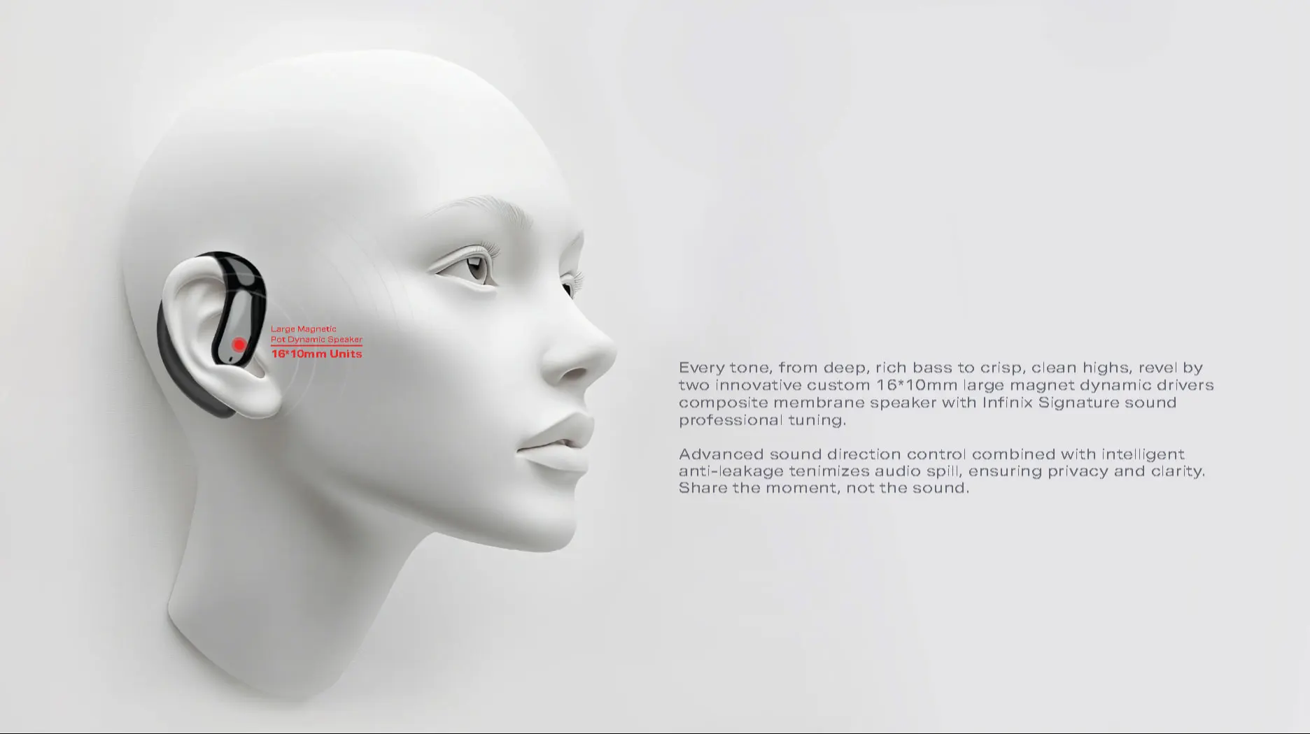 Infinix ZLoop 4 XE04G In-Ear Black Headphones with LED Indicator ...