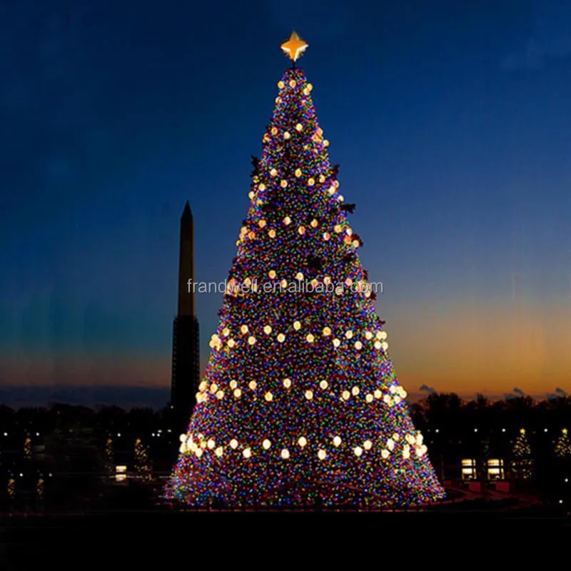 20ft 30ft 40ft 50ft Giant Outdoor Lighting Christmas Tree Commercial ...