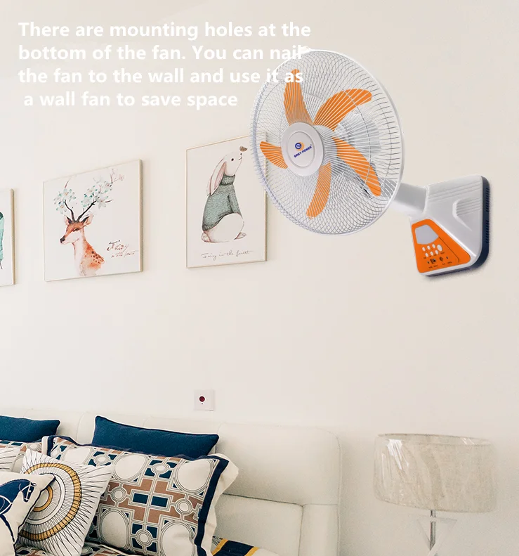 AC DC 16inch Table Electric Wall Mounted Fan for Home