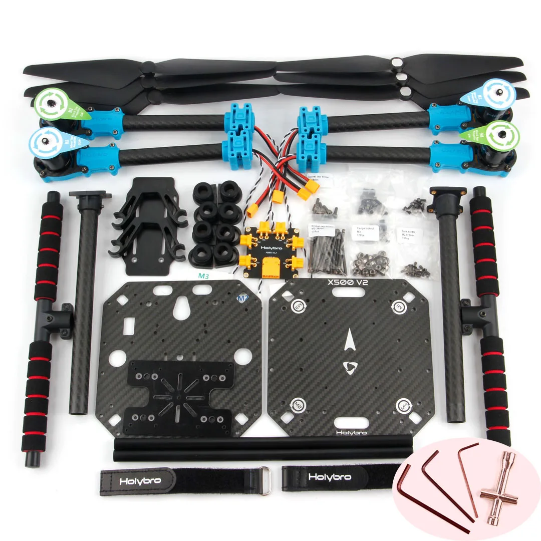 HolyBro PX4 Development Frame Kit X500 V2 ARF with M10 GPS - Carbon ...