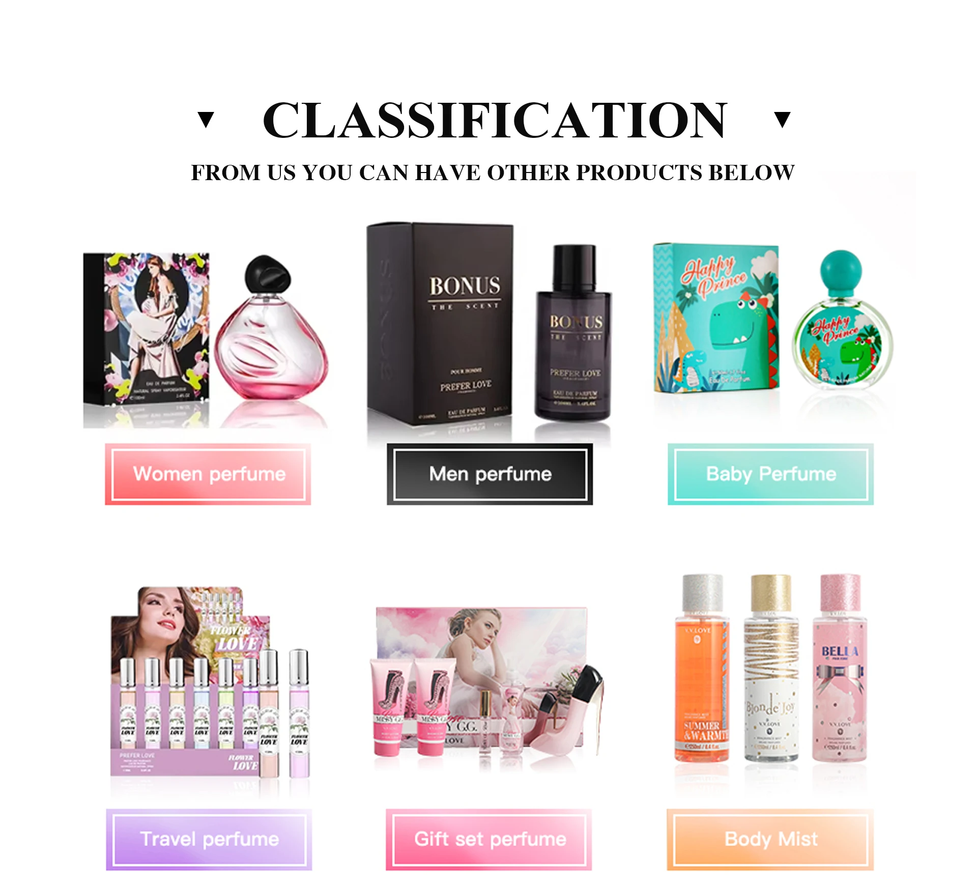 Factory Mass Provide 15ml Easy to Carry 8 Types Male Perfume Oil ...