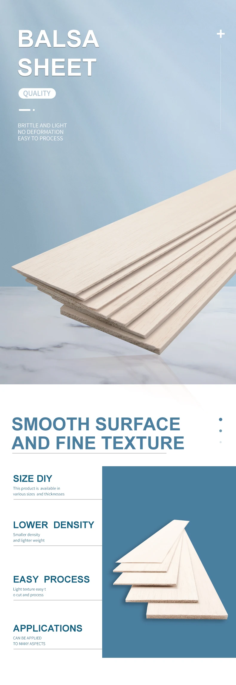 Balsa Wood Sheets for Radio Control Toys & DIY Projects