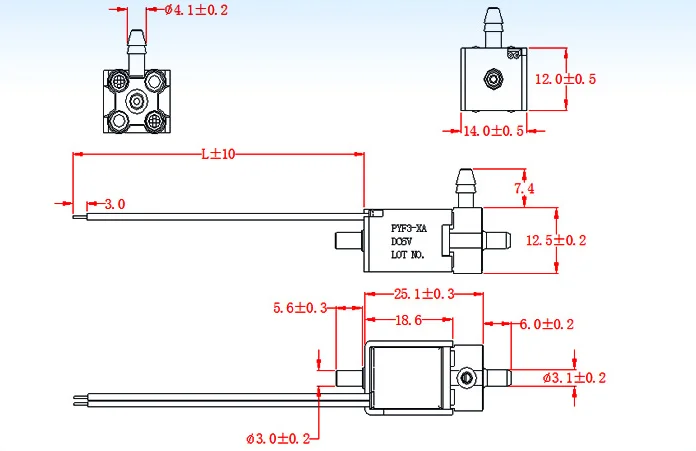 Mini Solenoid Valves - 2 Position 3 Way for DIY Projects