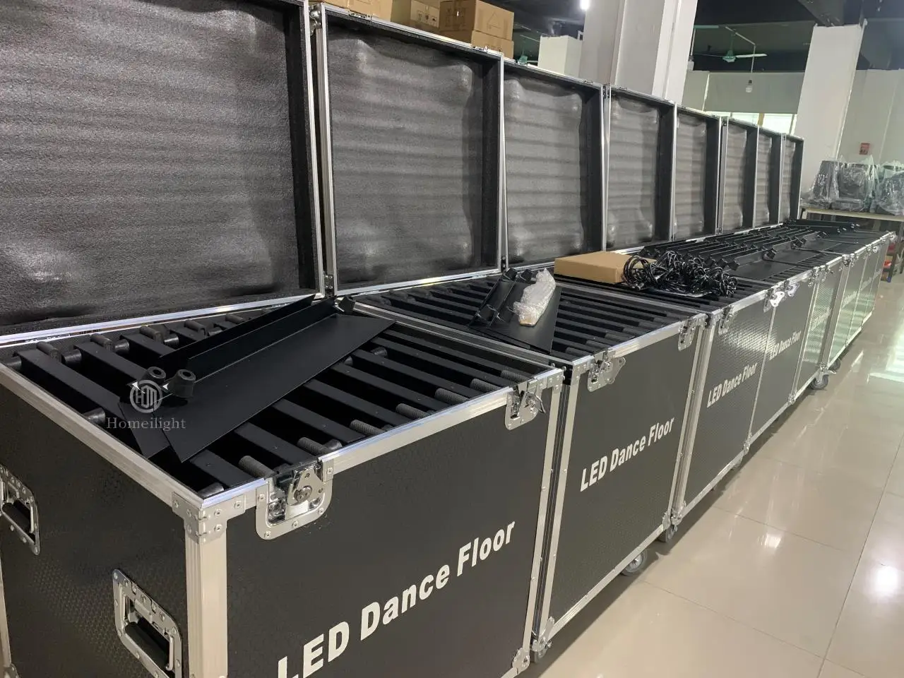 Digital Led Dance Floor Portable Tempered Glass Remote Control Led ...