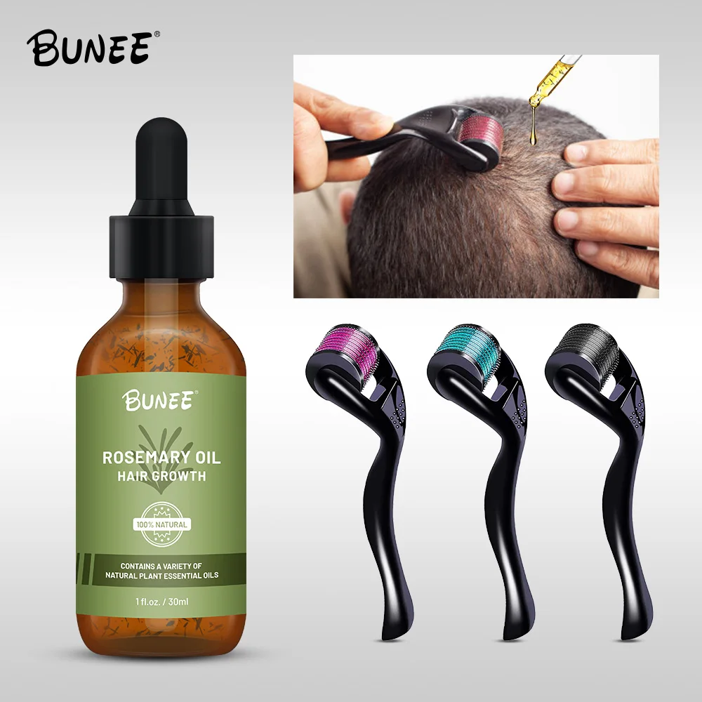 Bunee 60ml Organic Rosemary Hair Growth Serum & Oil - Oem | Wholesale