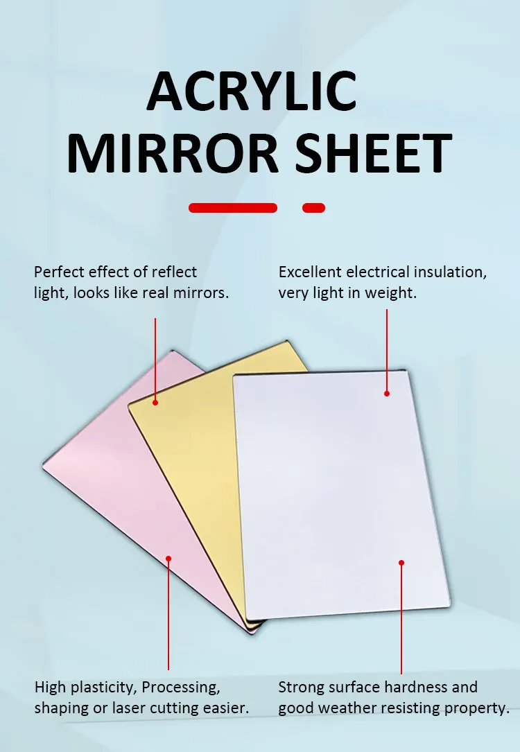 1mm Acrylic Mirror Sheet - Durable, Versatile, Eco-friendly