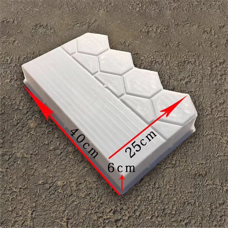 Diamond Rubber Concrete Mould Interlocking Plastic Paver Block Mold ...