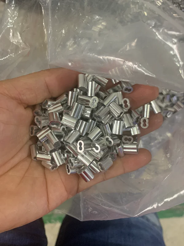 8 Type Double Barrel Chuck Aluminum Ferrule for Wire Rope Slings ...