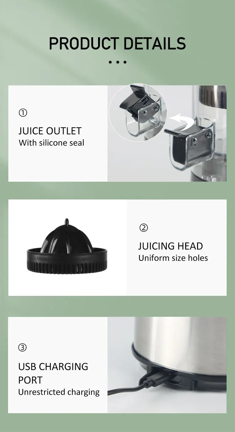 Kitchen Appliances Wholesale Mini Usb Juicer Press Stainless Steel ...