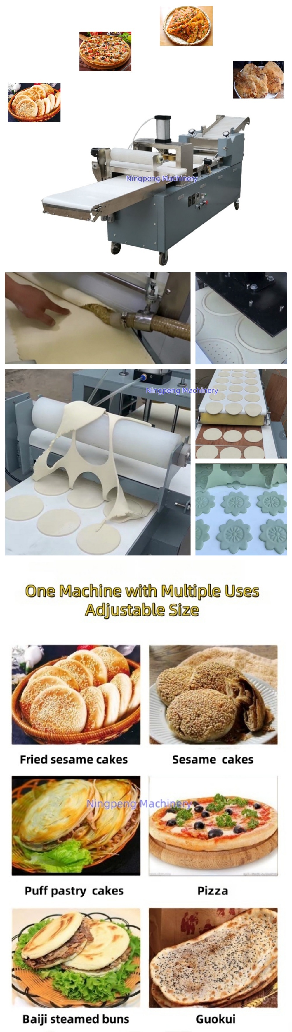 Fully Automatic Tortilla Chapati Making Machine Arabic Pita Roti Maker ...