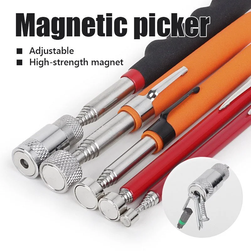 Telescoping Inspection Mirror Magnetic Pick up Tool Kit