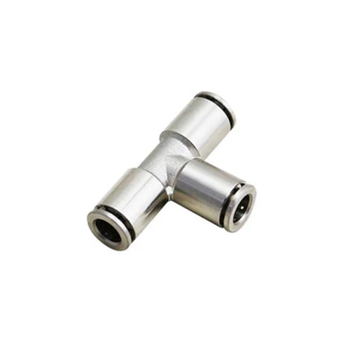T Type 3-Way Pneumatic Equal Hose Pipe Fittings - PE Tee Connector
