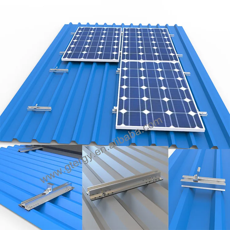 Wholesale Sandwich Panel Roof System Rail Free Solar Mount For Tile ...