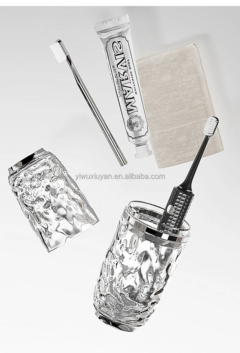 Portable Business Camping Travel Crystal Toothbrush And Toothpaste Holder Mug Traveling - Buy ...