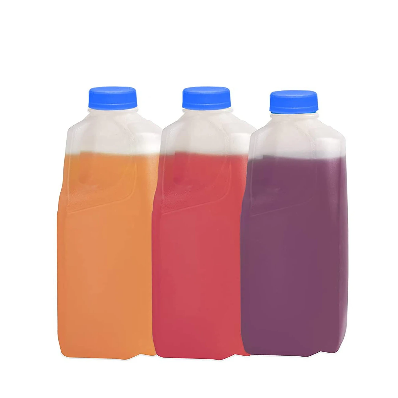 Half Gallon Jugs with Lids - Bpa-Free & Versatile Containers