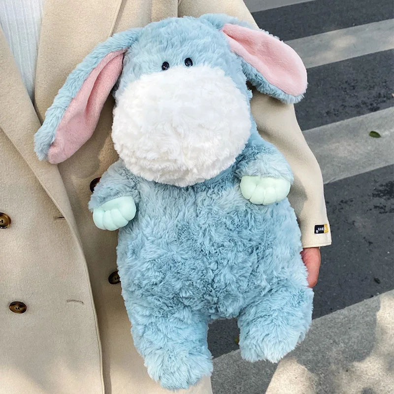 2025 New Trending Cute and Cuddly Blue Little Donkey Custom Animal Toys ...