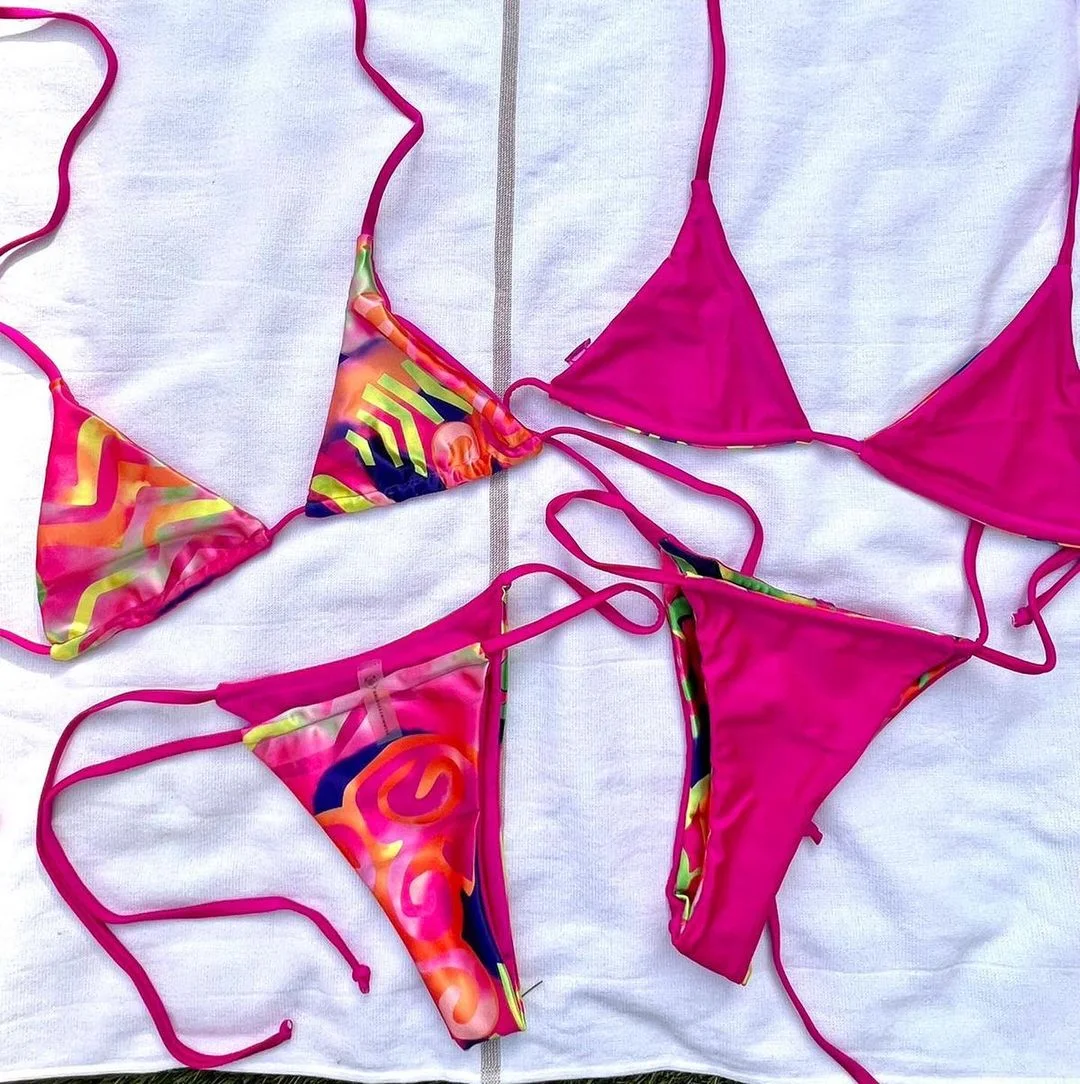 New Design Private Label Custom Logo Color Bikinis Sexy Swimsuit Women ...