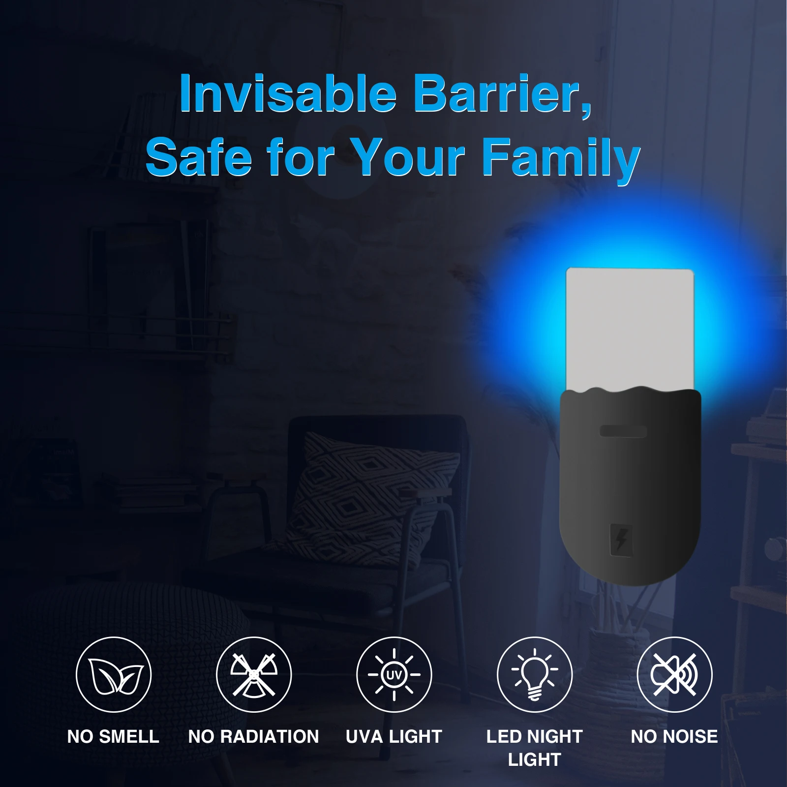 Indoor Uv Bug Light Fly Traps Attractant Catcher - Buy Indoor Insect ...