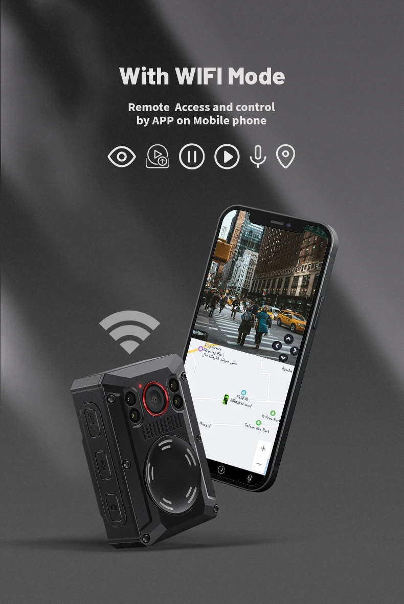 2023 New M502 RECODA WIFI Wireless Bodycams - High Quality