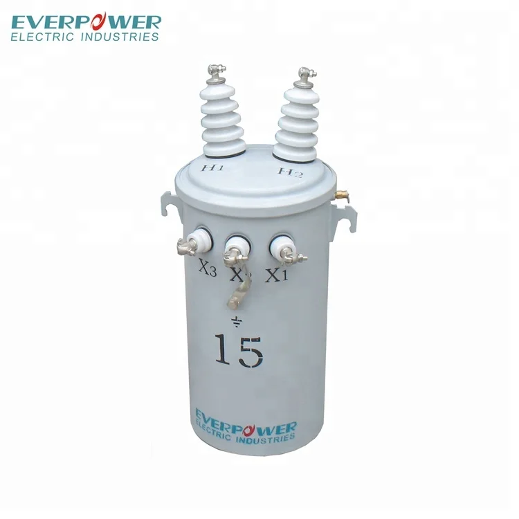 Single Phase Overhead transformers 4800v Pole Mounted Type Distribution ...