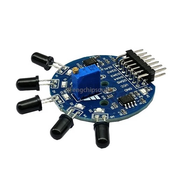 Five Way Flame Sensor Module Analog Digital Dual Output Fire