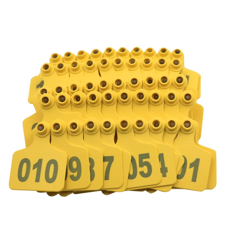 Animal Breeding Tool Livestock Identification Ear Card Numbered Cattle ...