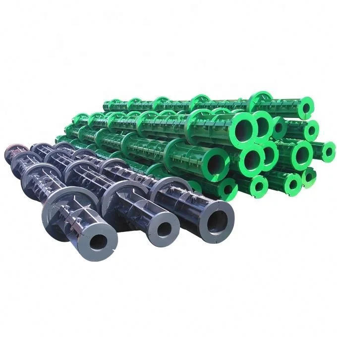 Concrete Pile Cutting Machine Electric Concrete Round Poles Making ...