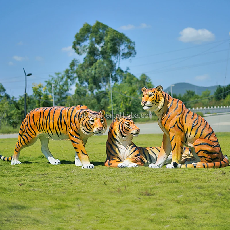 Safari Animals Theme Party Rental Equipment Life Size Fiberglass Resin ...