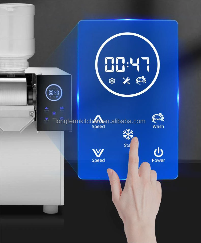 Korean Bingsu Snow Ice Machine - High Speed & Low Energy