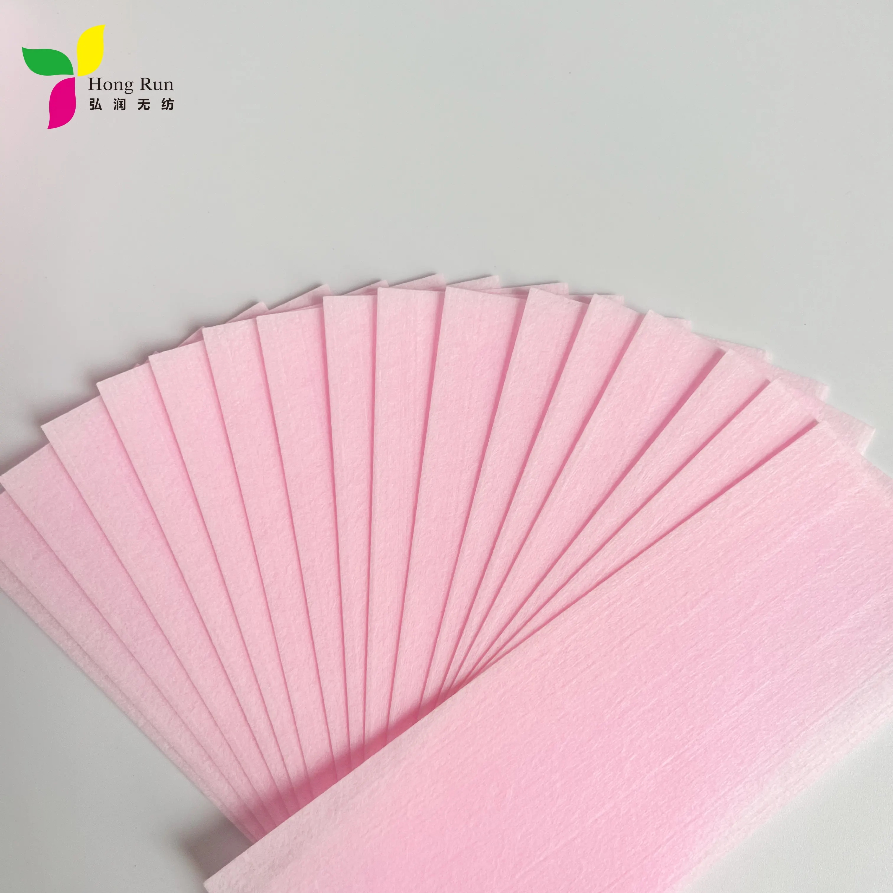 80gsm Pink Waxing Paper Strips Non Woven Disposable Depilatory Wax ...