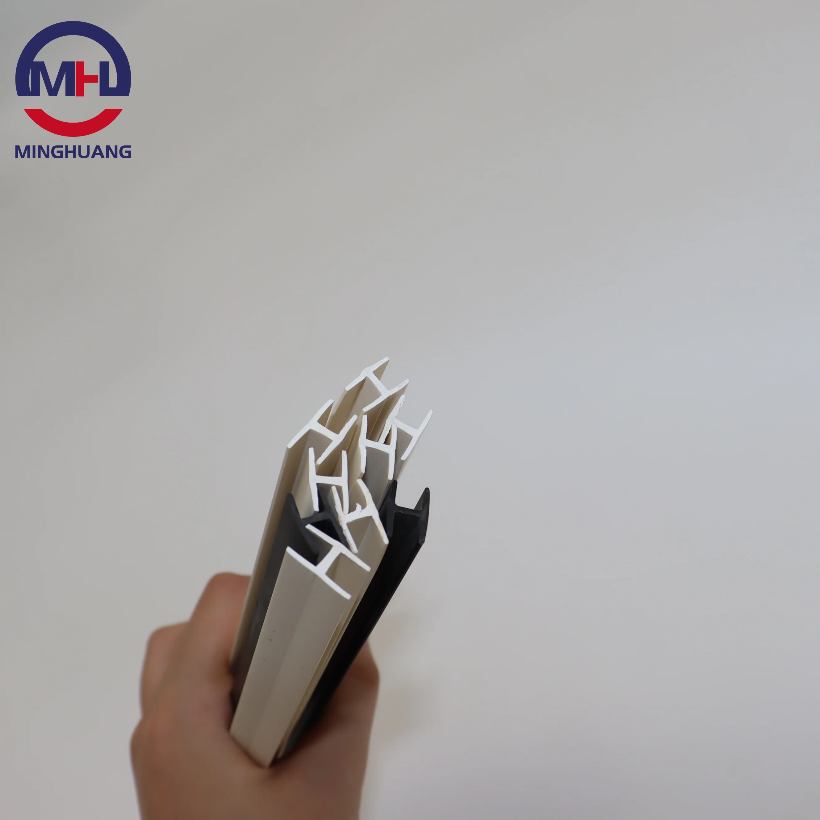 Customized H Shape Channel Plastic Extruded Profile Pvc Profiles - Buy ...