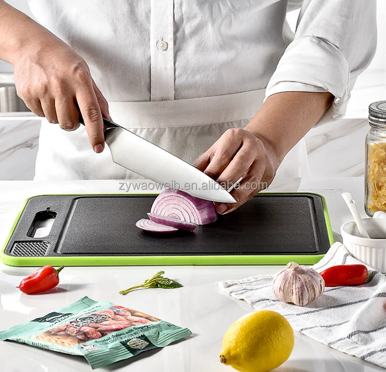 Multi-purpose Cutting Board Defrosting Food Chopping Board With Knife ...