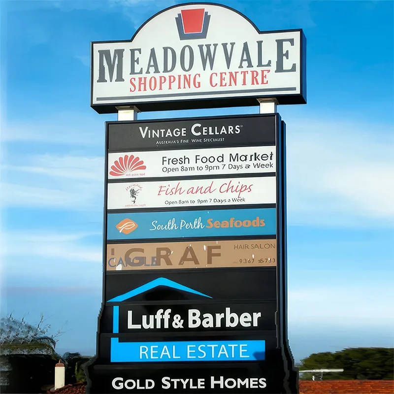 Commercial Outdoor Led Pylon Signage filling station pylon sign GAS ...