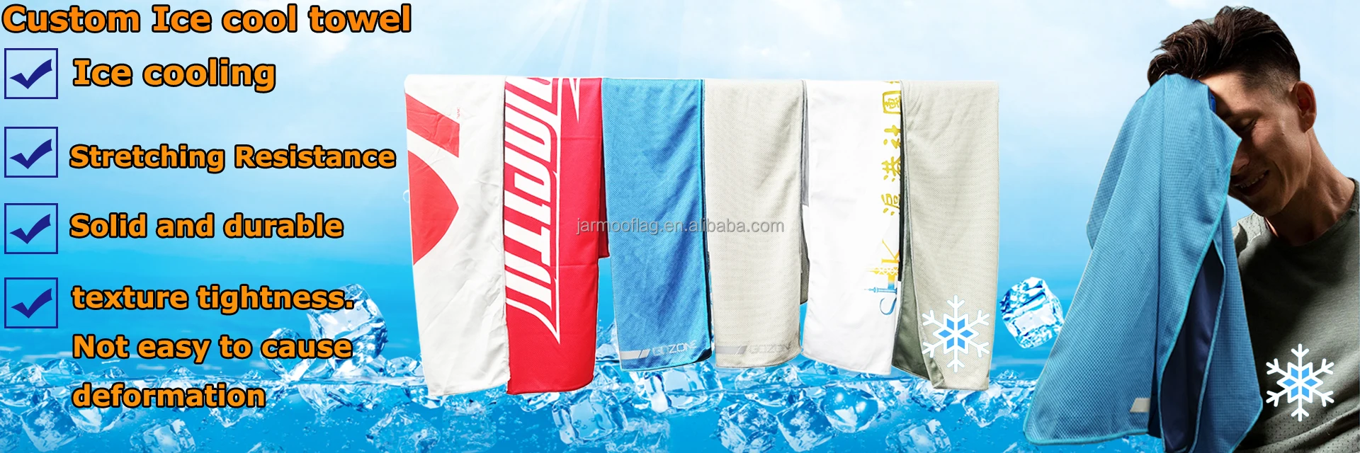 Sublimation Cooling Gym Towel Super Instant custom towel logo sweat ...