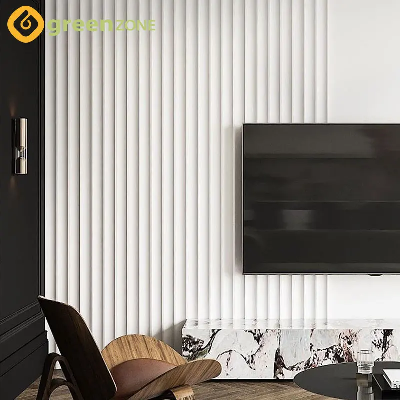Interior Laminated Design Indoor Fluted Wpc Wood Tv Wall Panel| Alibaba.com