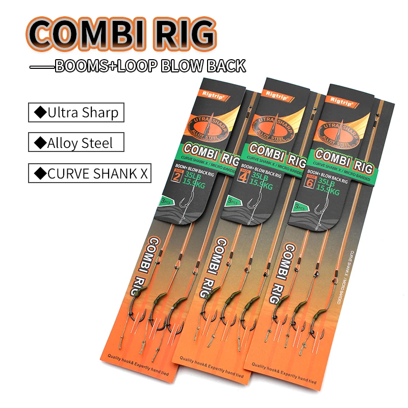 Carp Fishing Combi Rigs Looped Blow Back Rig Ready Tied Carp Rigs| Alibaba.com