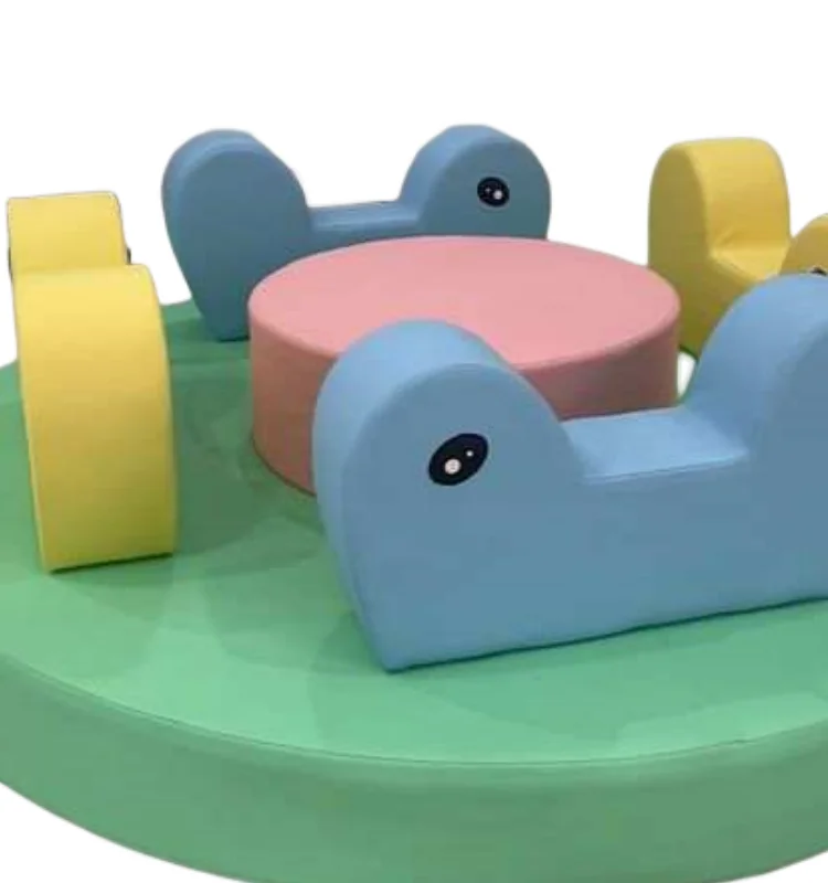 Nanpak Soft Play Merry Go Round - Fun for Kid Parties
