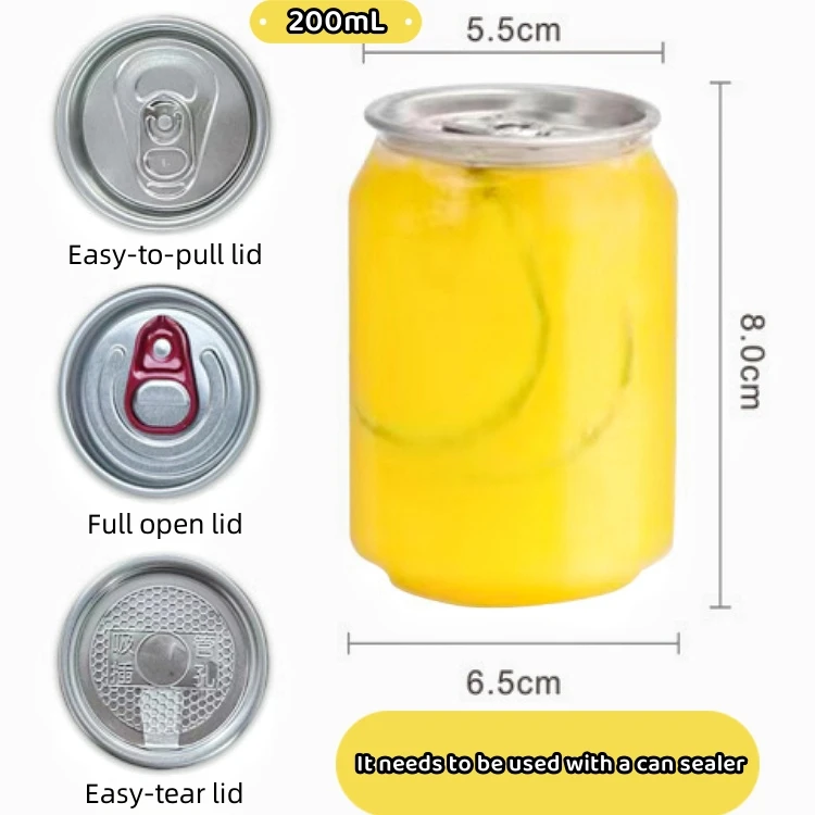 Custom Pet Plastic Can Milk Tea Bottle - Buy Pop-top Can/disposable Net Red Clear Juice Drink ...