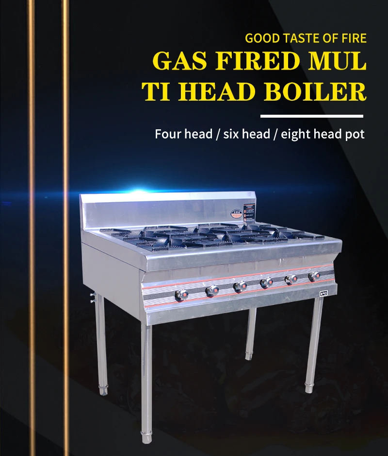 Gas Stove 3 Burner - High Efficiency for Commercial Kitchens