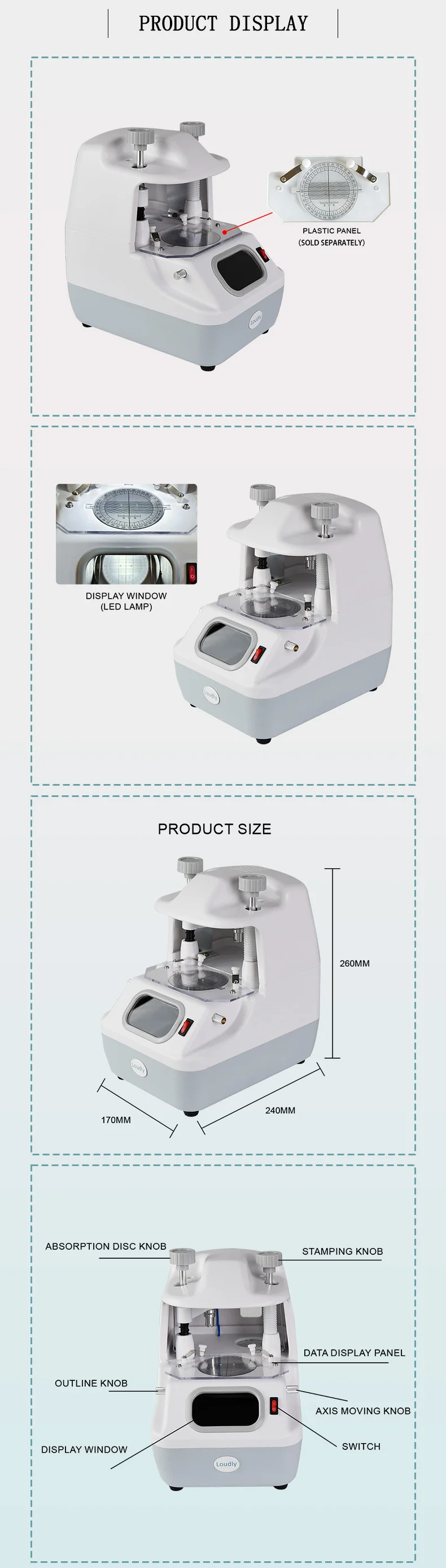 High Quality Lens Centering Blocker Machine Low Price Optical Shop ...