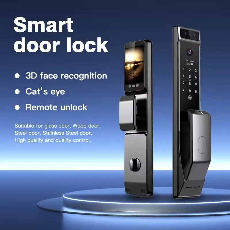 Smartier Tuya Automatic Door Lock with 3D Face Recognition