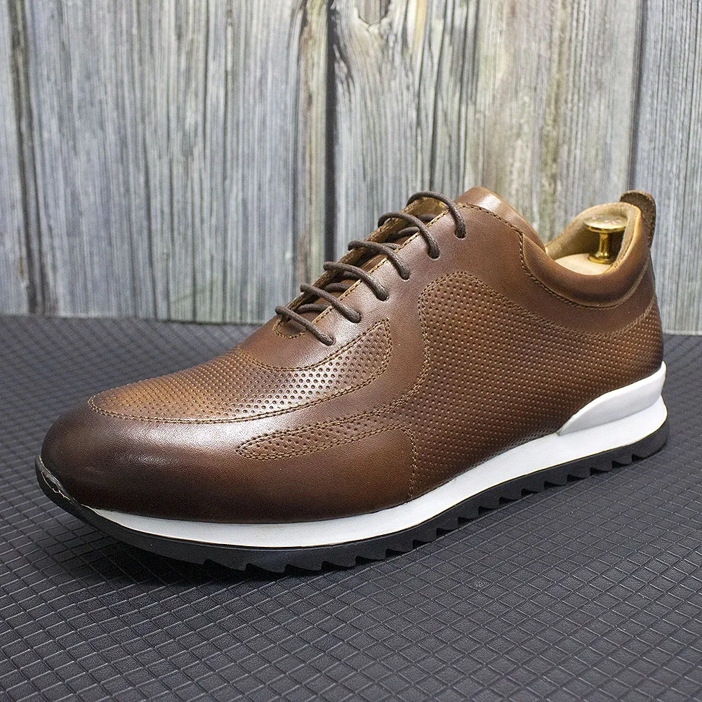 Sh10533a Luxury Mens Leather Office Shoes Drop Shipping Male Sneakers ...