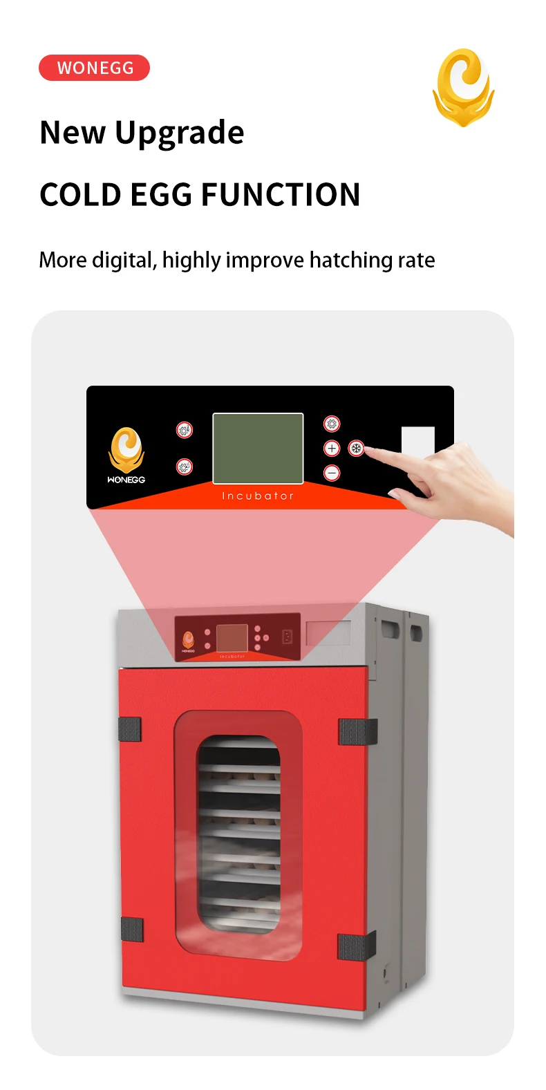 Efficient 400 Egg Incubator - High Hatching Rate & Savings