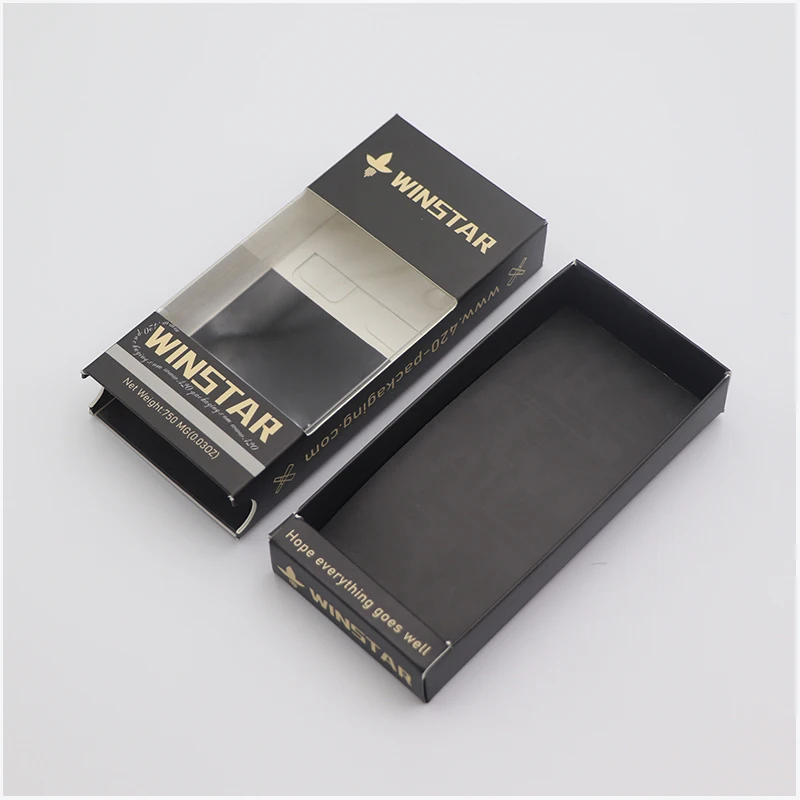 Factory Preroll Packaging Box With Display Window Pre-roll Boxes Custom ...